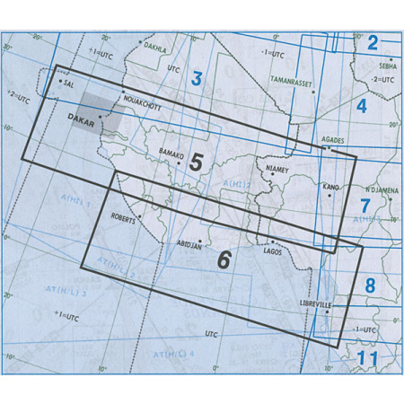 High and Low Altitude Enroute Chart Africa A(H/L)5/6, 11.90 CHF