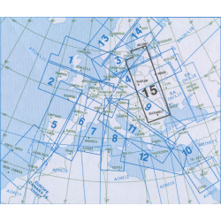 High Altitude Enroute Chart E(H)15/BLK, 11.90 CHF