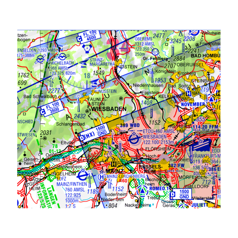 Flight Planner / Sky-Map - ICAO Karten Deutschland, 101.00 CHF