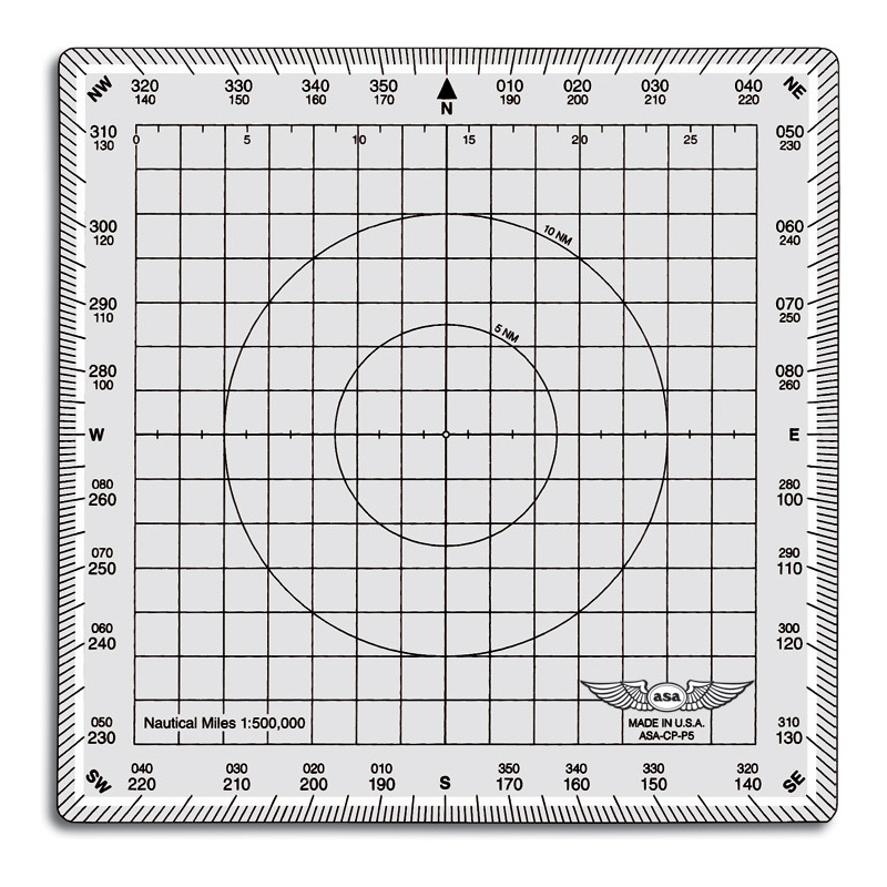 ASA Square Aviation Plotter, 8.95 CHF